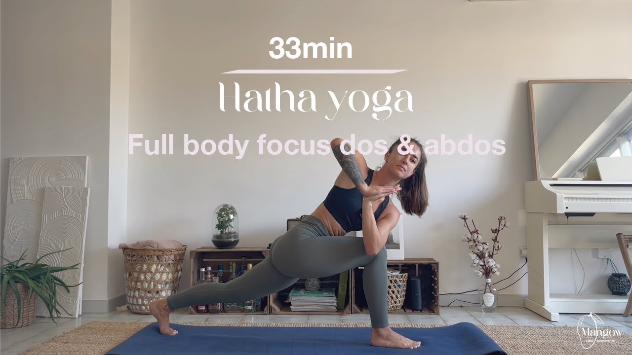 Hatha yoga | Full body focus dos & abdos - YouTube