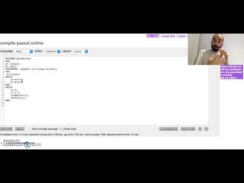 Parametros reales y formales en lenguaje pascal subprogramas #IPG2MURJC - YouTube