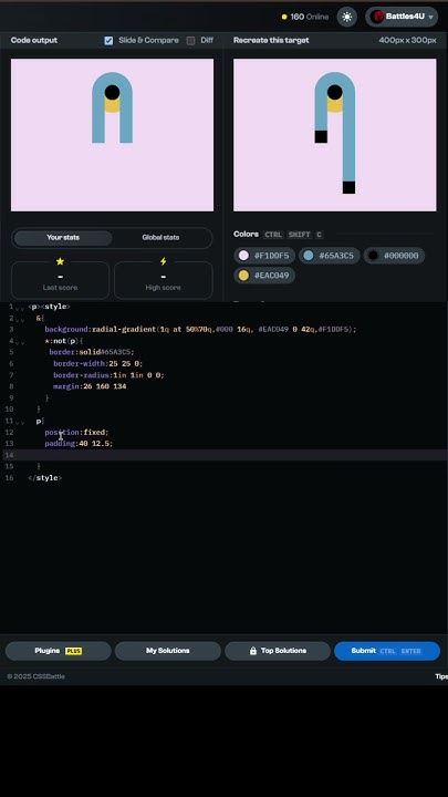CSS battle - 17 Mar, 2025 - Daily Challenge Solution - 100% Solution - YouTube