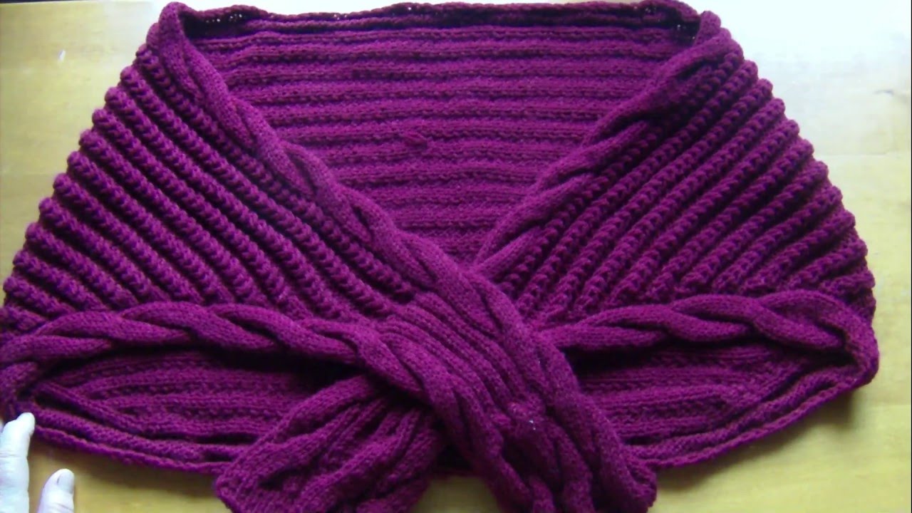 Πλεκτα με βελονες-ΣΑΛΙ-ΕΣΑΡΠΑ KNITTING STITCH. - YouTube