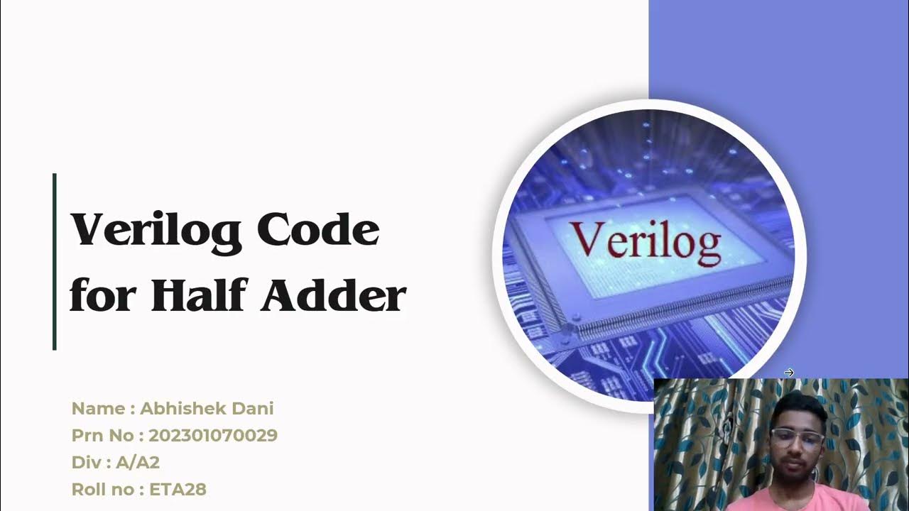 Explanation Of Verilog Code For Combinational Circuit. - YouTube