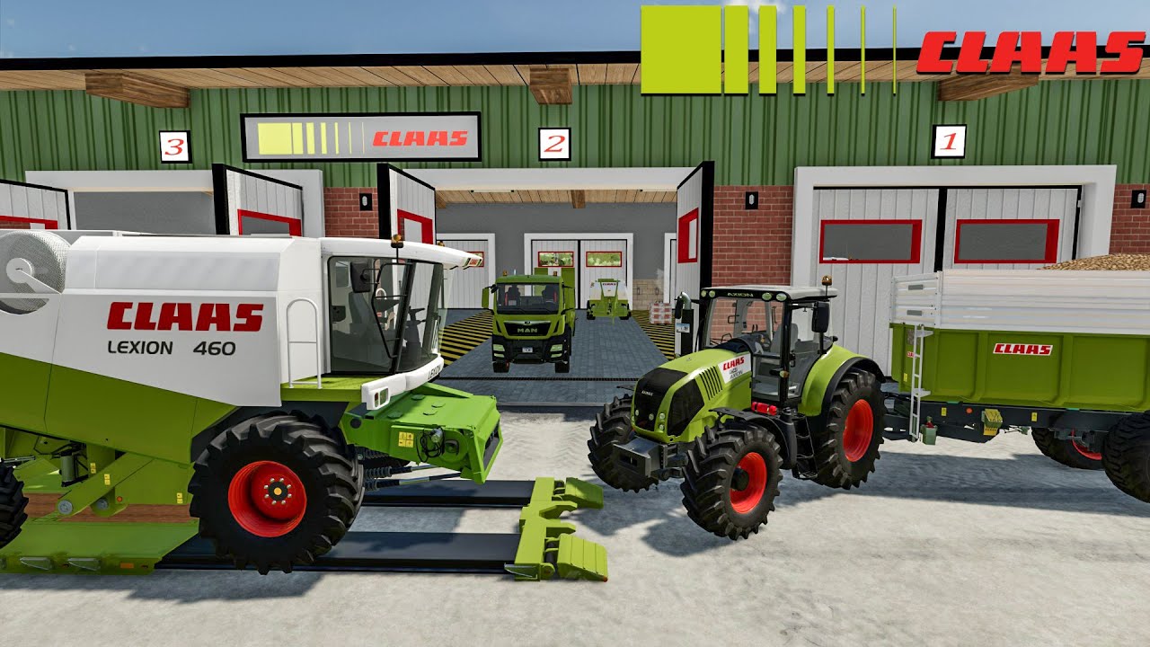 FS 22: Claas Workshop Rescuing broken tractors (100% Claas Equipment ...
