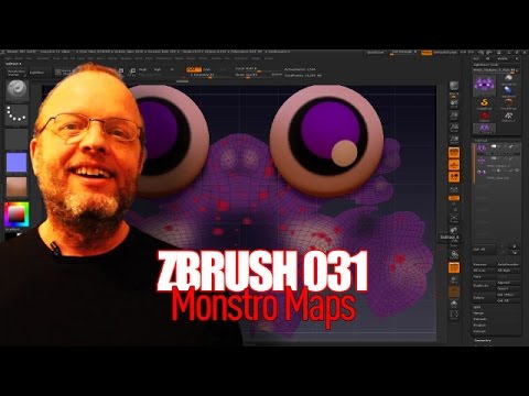ZBRUSH 031 Monstro Maps - YouTube