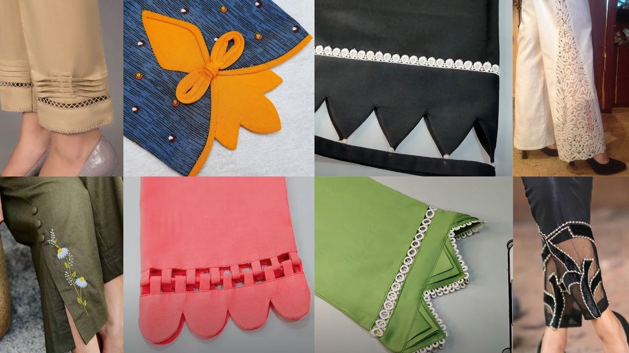 Trouser Design 2022 New Poncha Design New Capri Design 2022 Bell Bottom ...