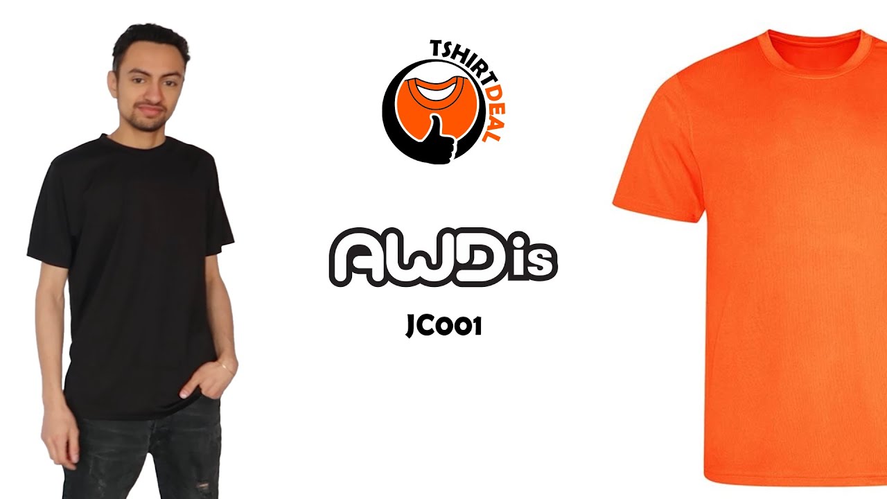 Productshowcase - JC001 Heren Sportshirt | Tshirtdeal - YouTube