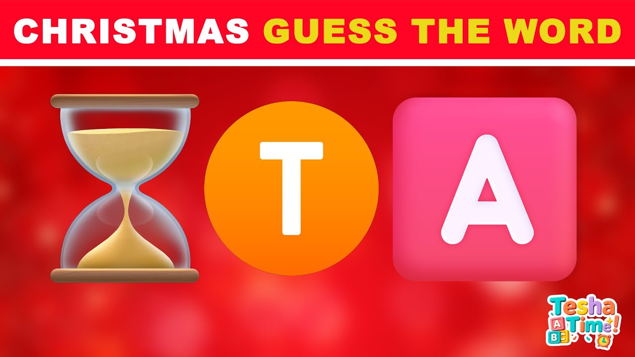 Christmas Guess the Word by Emoji! 🎄 Fun Holiday Quiz for Kids | Tesha ...