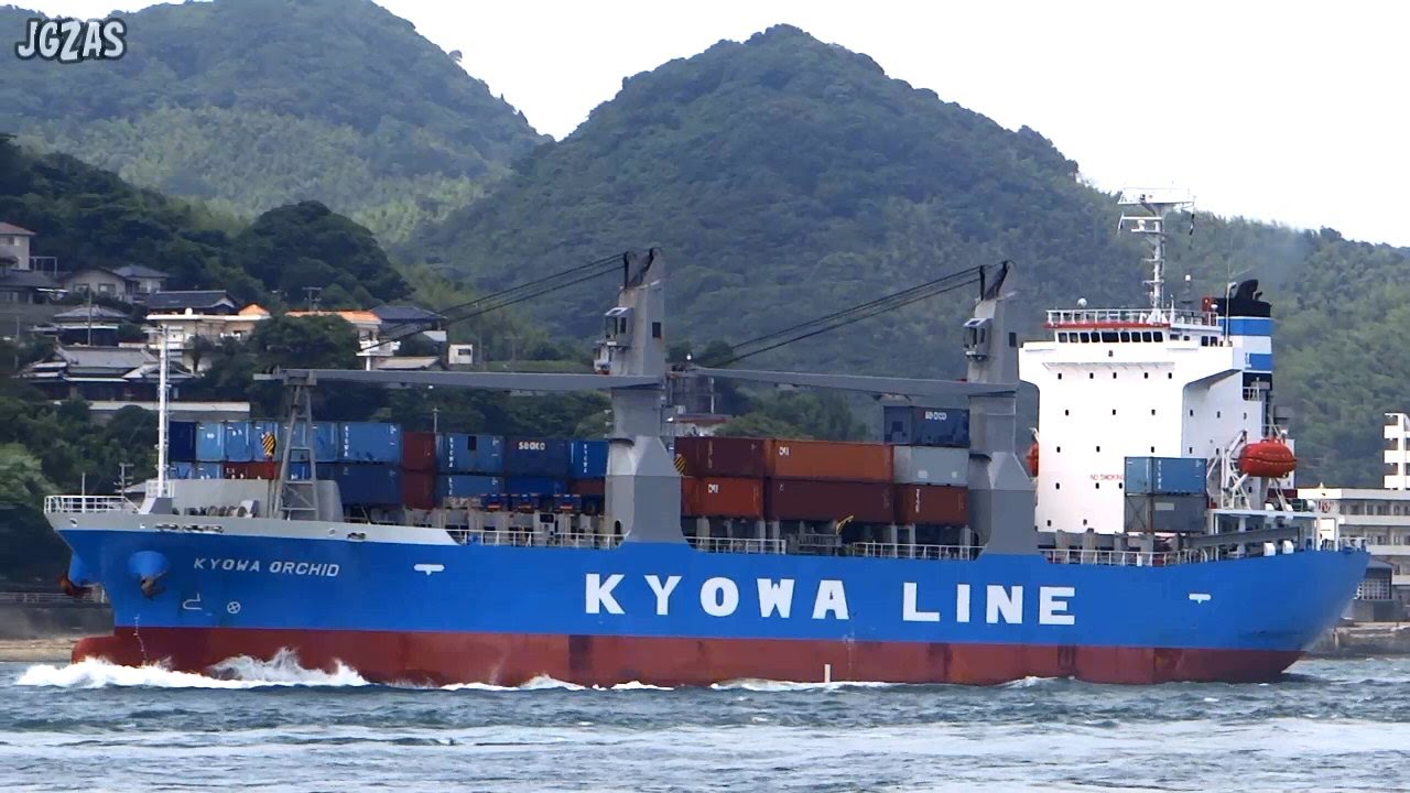 KYOWA ORCHID RORO cargo ship RORO船 協和海運 2014-JUL - YouTube