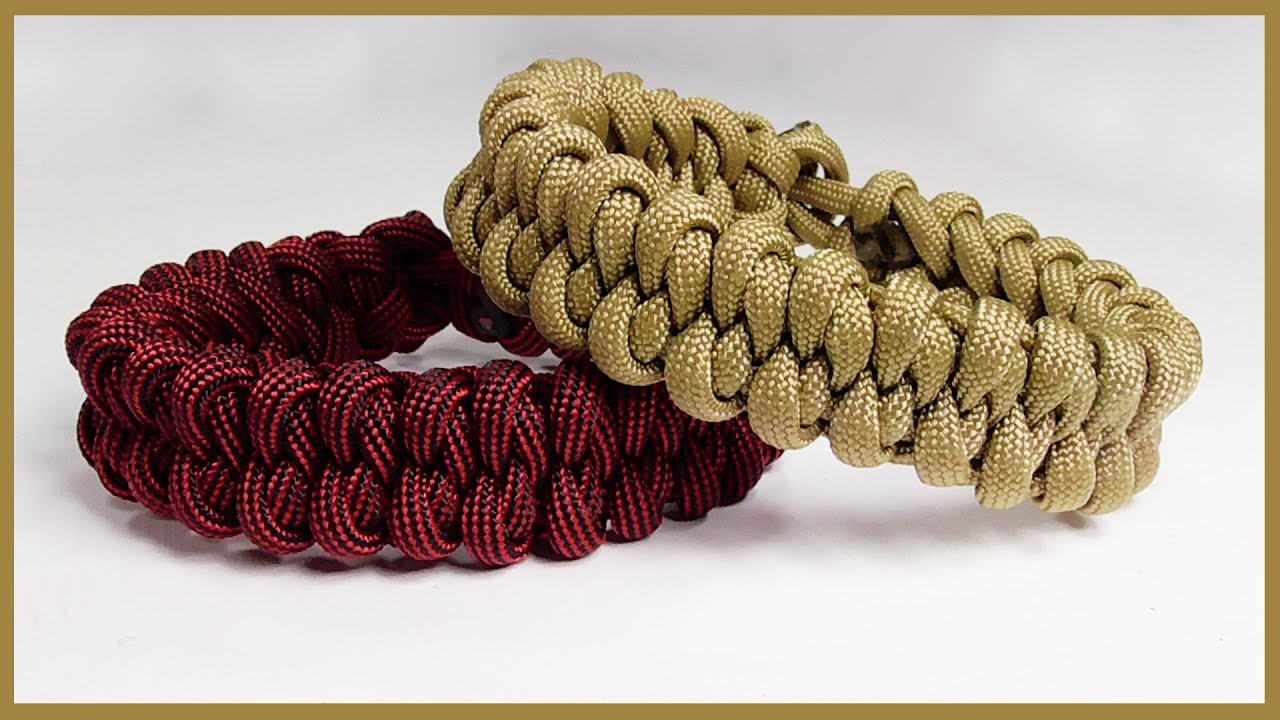 How To Make A Bound Fishtail Paracord Bracelet Design - YouTube