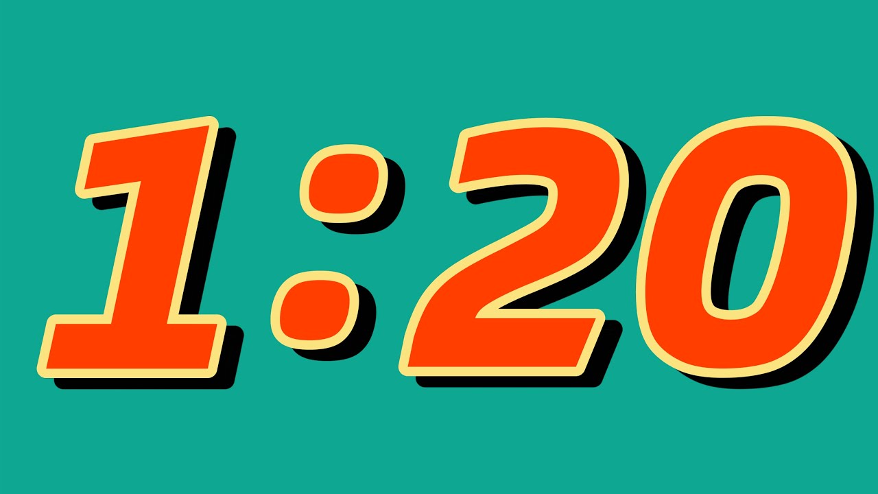 1 Minute and 20 Second Timer - YouTube