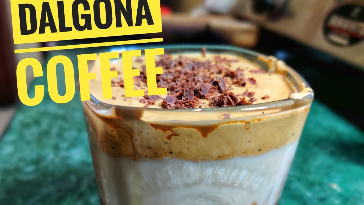 Dalgona mocha coffee | Dalgona Coffee Recipe | Tiktok Coffee - YouTube