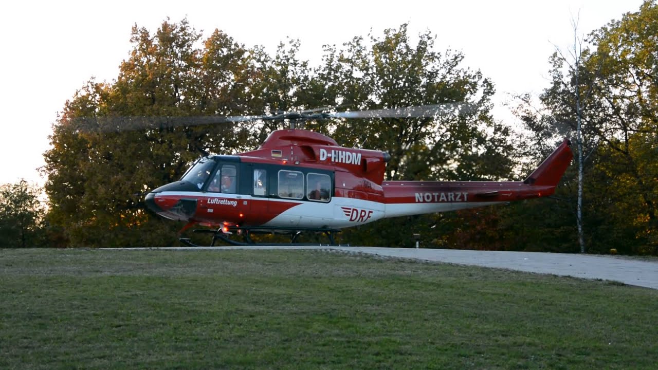 Helicopter engine startup and takeoff - YouTube
