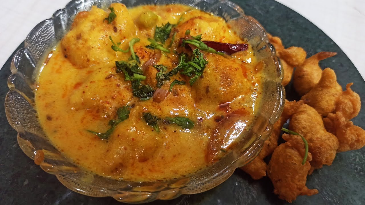 Evening sabji, How to make Punjabi Pakoda Kadhi पंजाबी पकौड़ा| पंजाबी ...