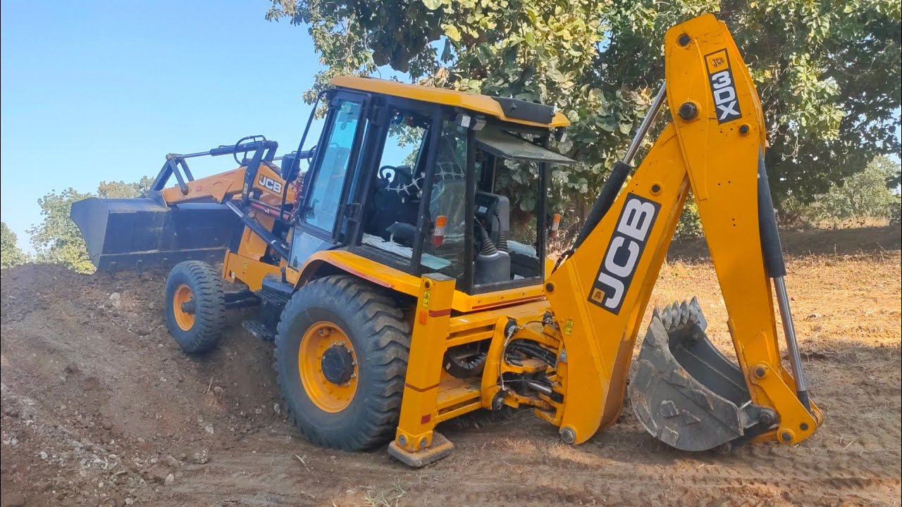 JCB Working Video 📷 JCB 3DX Working Farm Many Tractor Backhoe Loading ...