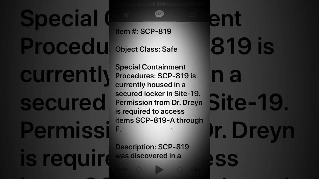 Scp 819 Vital Suckers - YouTube