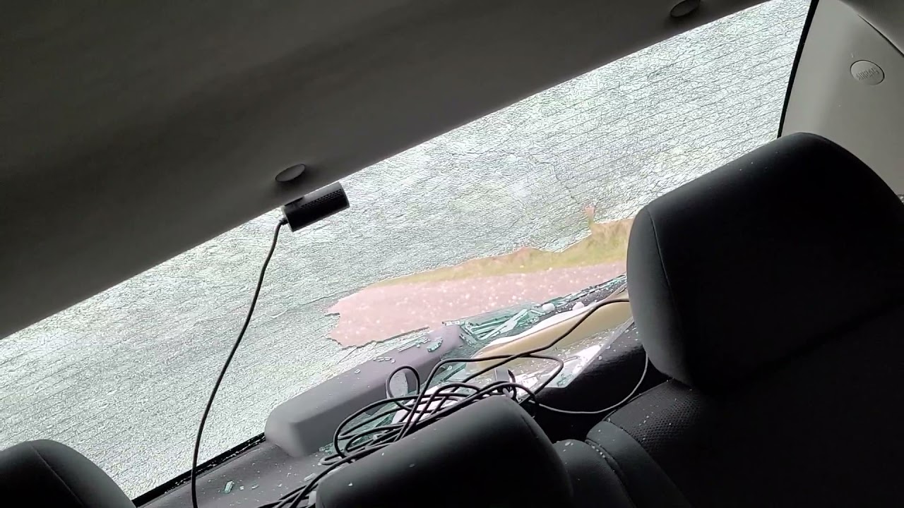 Baseball-Sized Hail Smashes Through Storm Chaser’s Car Window in ...