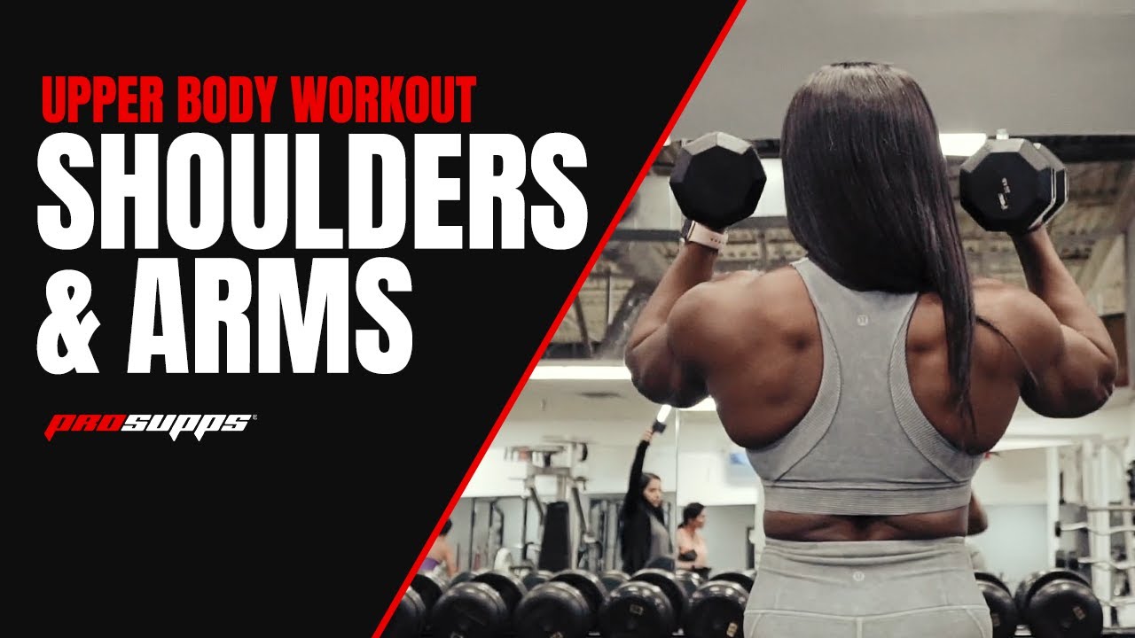 Shoulders & Toned Arms | Upper Body Workout with IFBB Figure Pro Ashley ...