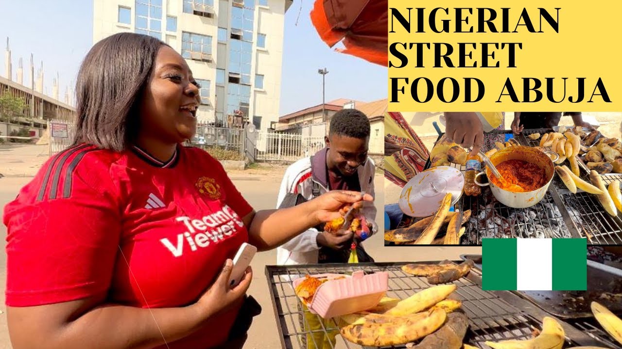 AMAZING NIGERIAN STREET FOOD IN ABUJA //FEATURING HAUSA SPECIAL MEAL ...