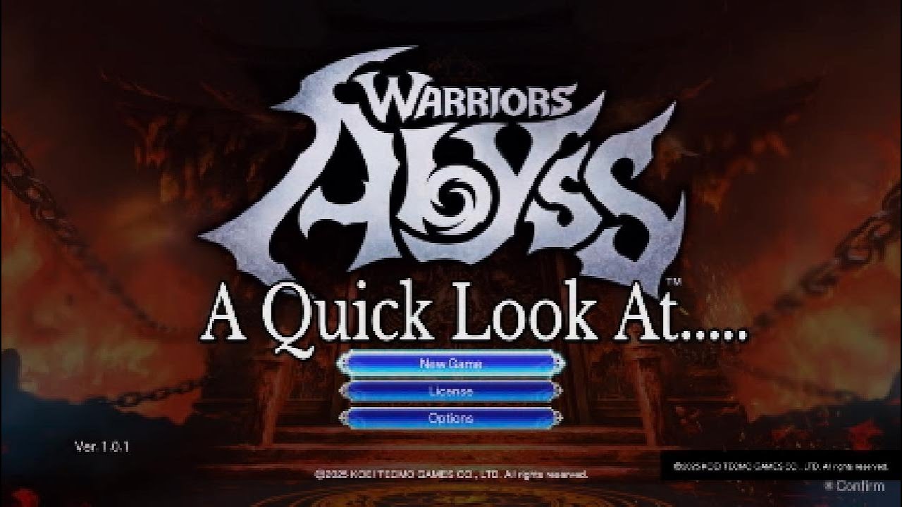 A Quick Look At: Warriors Abyss (Warriors Roguelike!, Ps5, 4K) - YouTube