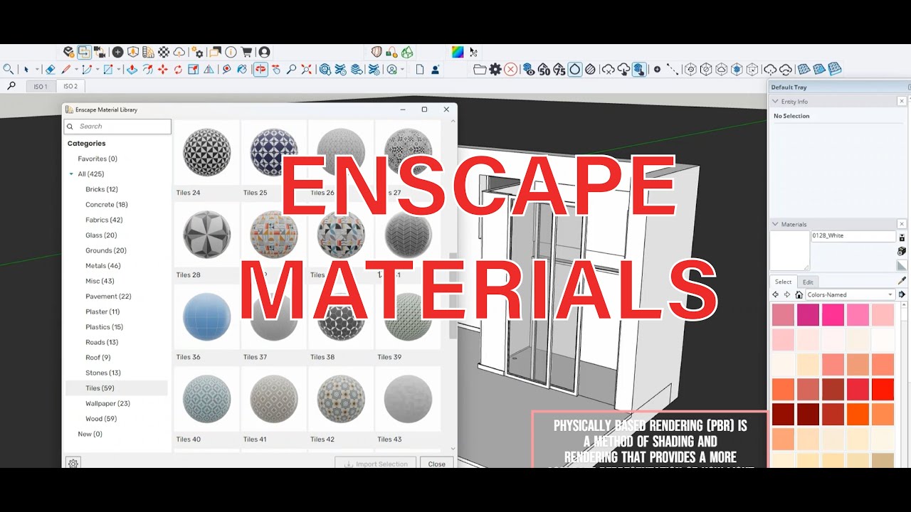 Isometric 3D Plan - Enscape Materials - YouTube