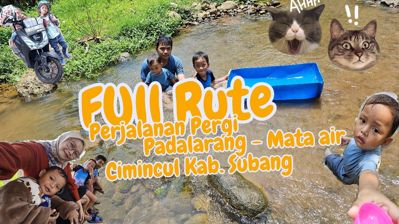 FULL RUTE (KONDISI JALAN) PERJALANAN PERGI DARI PADALARANG - MATA AIR CIMINCUL SUBANG LEMBANG ...