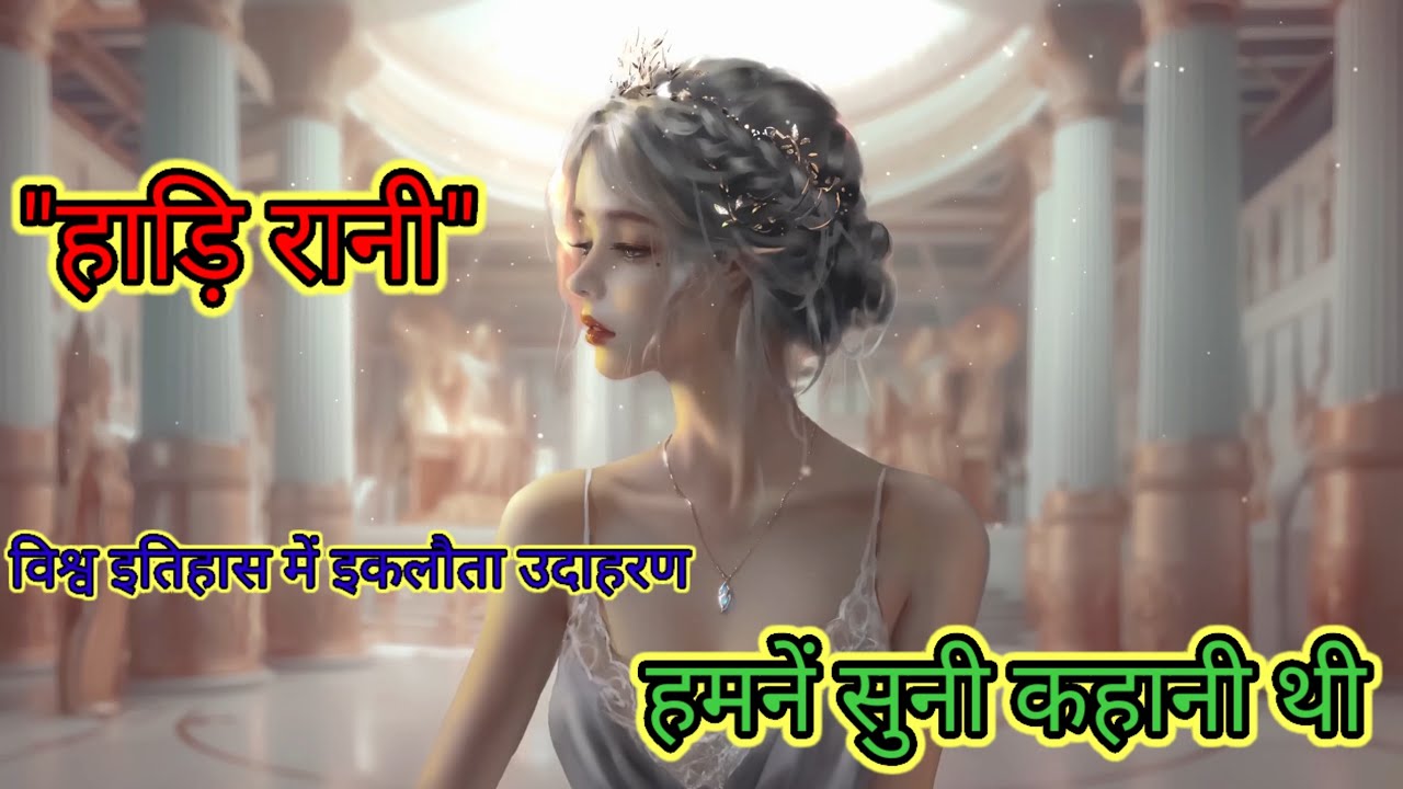 "हाड़ी रानी" । विश्व इतिहास में इकलौता उदाहरण । हमने सुनी कहानी थी। # ...