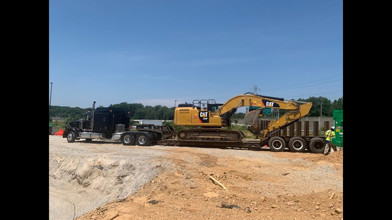 Lowboy Loads - YouTube