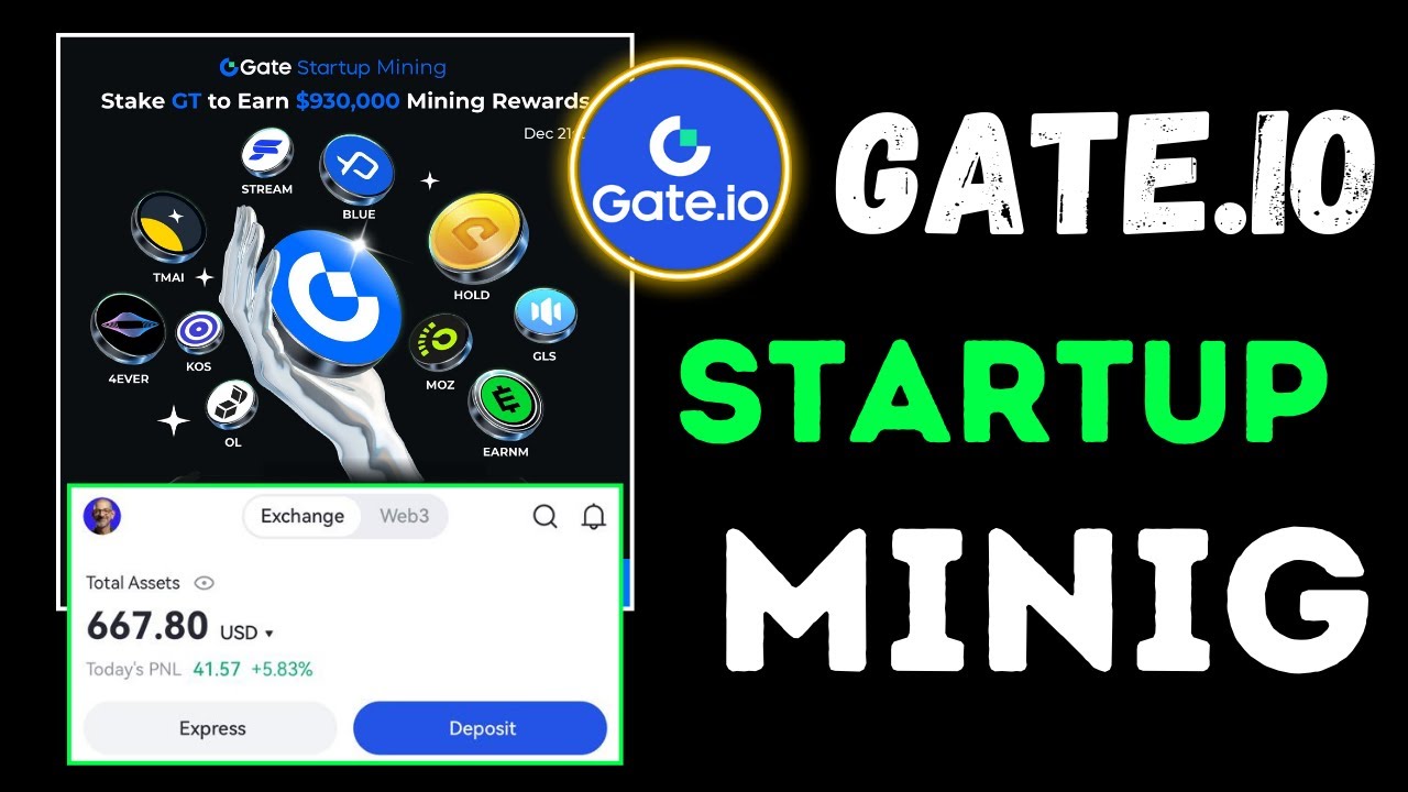 What is StartUp Minig ? Gate.io Startup Mining | Gate.io Startup Airdrop | - YouTube