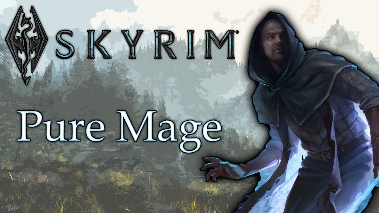 🔴LIVE - SKYRIM MAGIC ONLY - PURE MAGE BUILD - YouTube