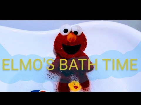 Elmo | Bath time fun : Toddler Education Video - YouTube