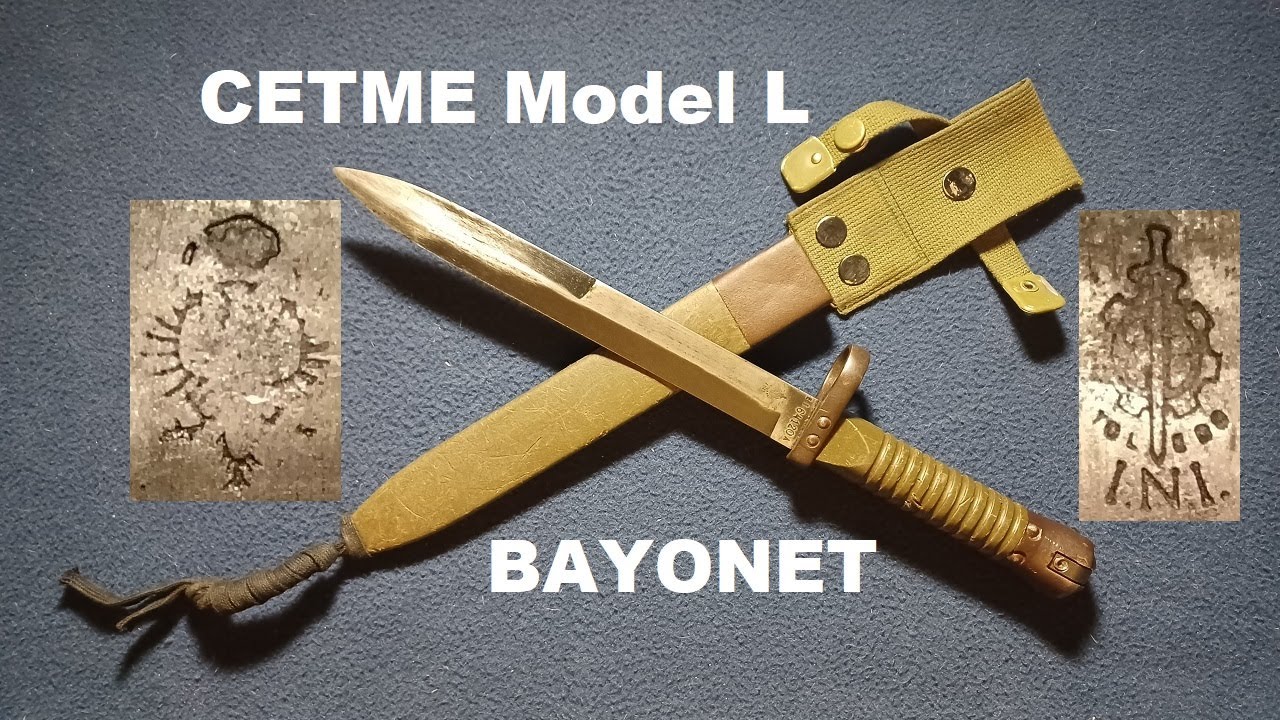 SHOW AND TELL 111: CETME Model L Bayonet and scabbard - YouTube