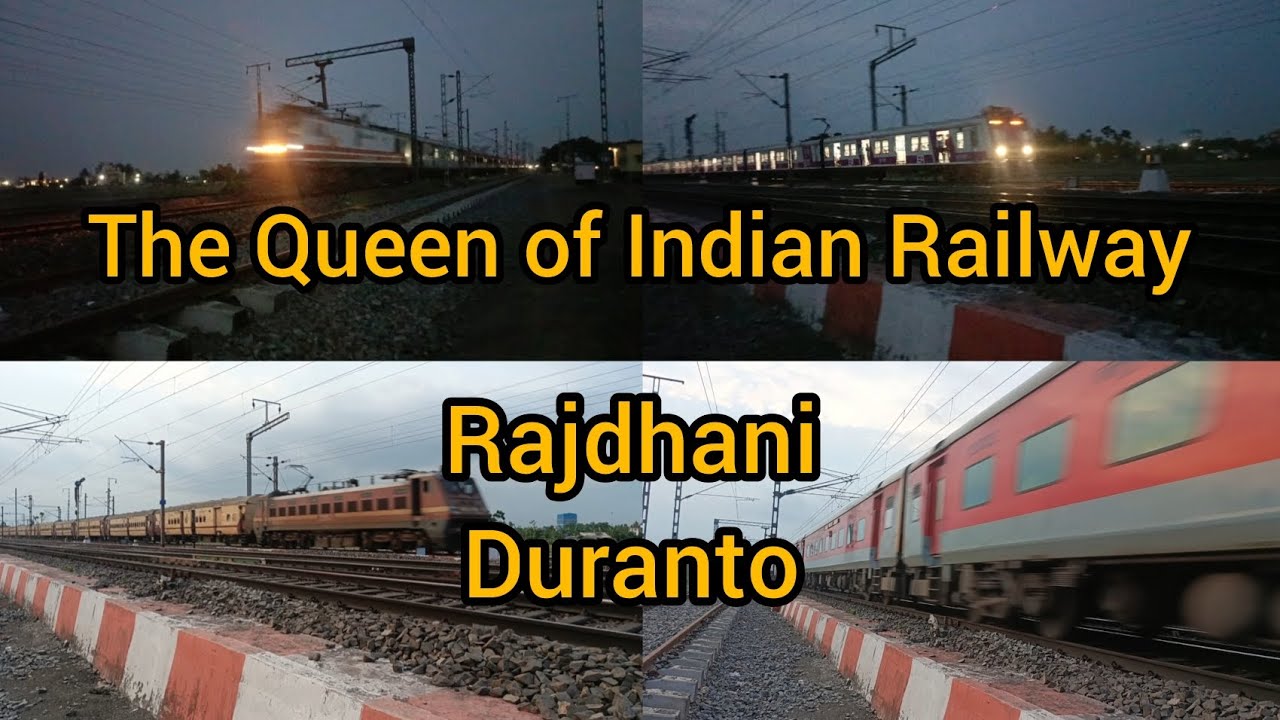 The Queen of Indian Railway,, || Rajdhani || || Duronto|| #howrah # ...