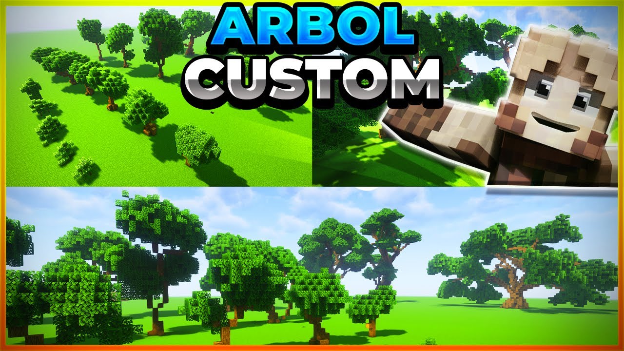 Arboles de roble custom Minecraft Schematic Descargable. (24 Diferentes ...