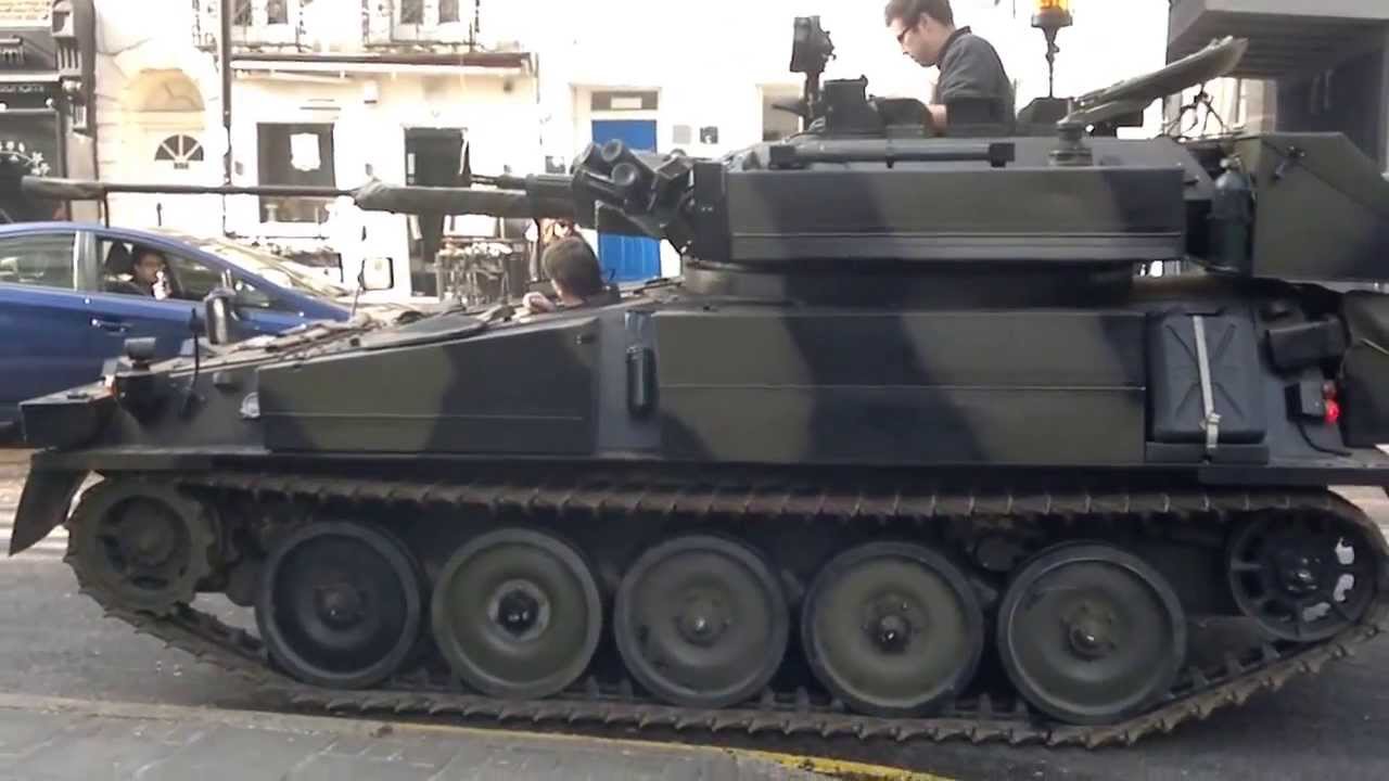 A Tank on London's streets - YouTube