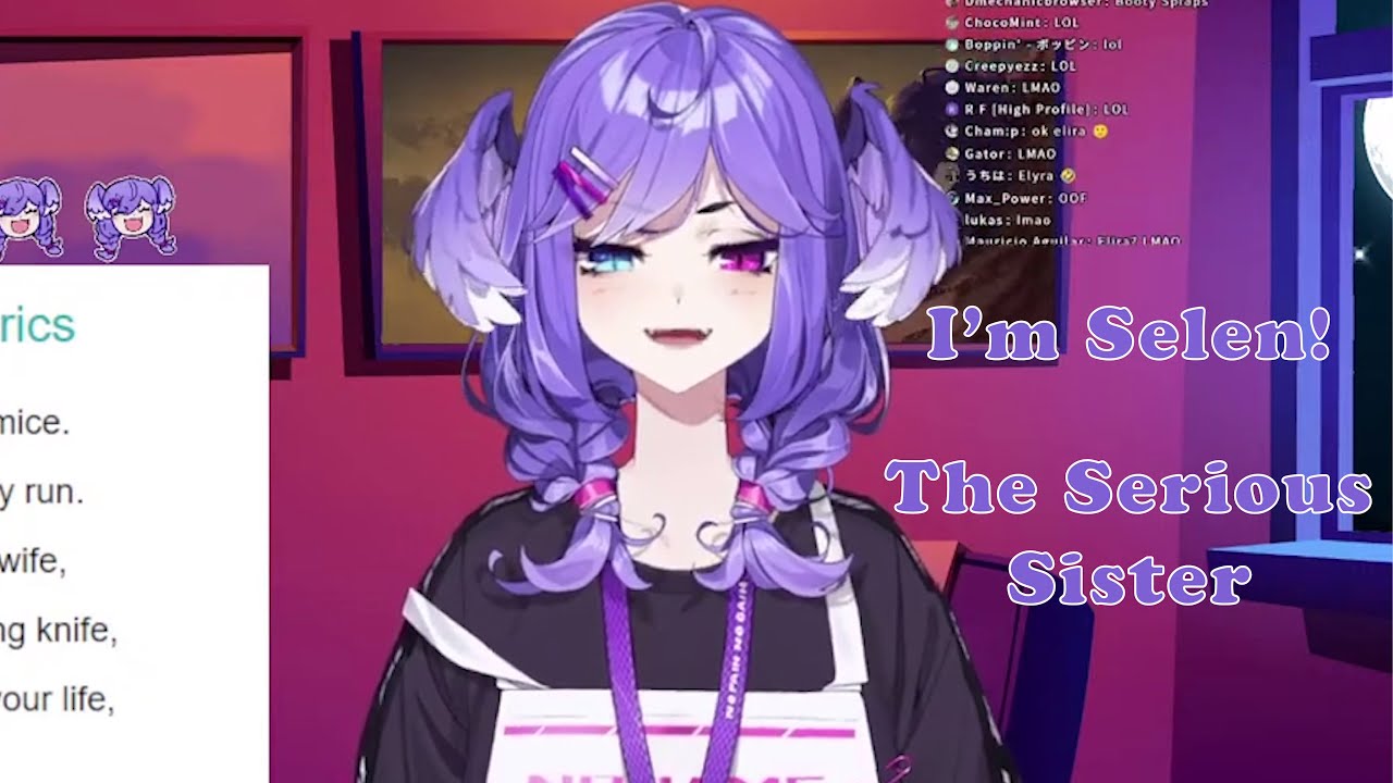 Selen The Serious Sister【NIJISANJI EN | Selen Tatsuki】 - YouTube