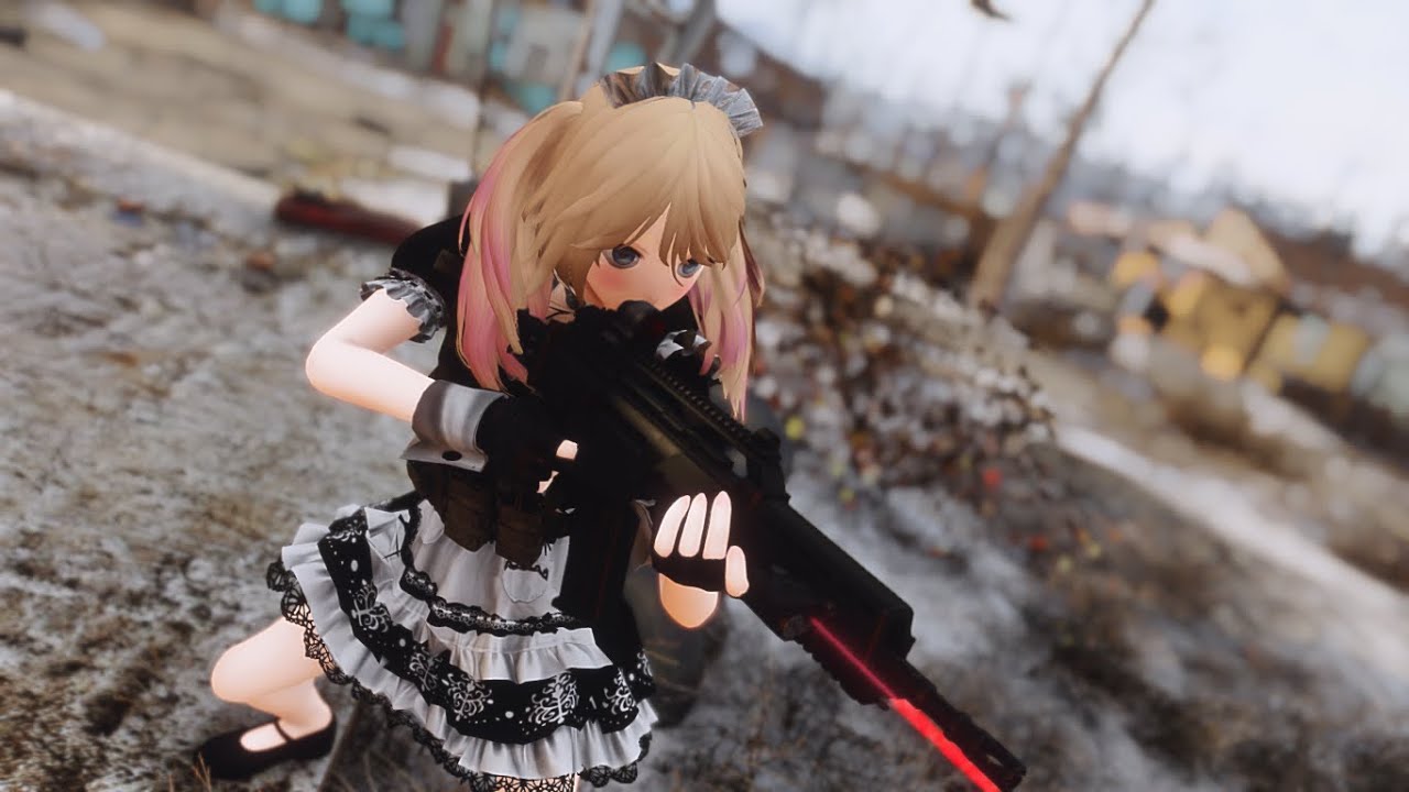 Fallout 4 2021 GFL G36 Maid~ - YouTube