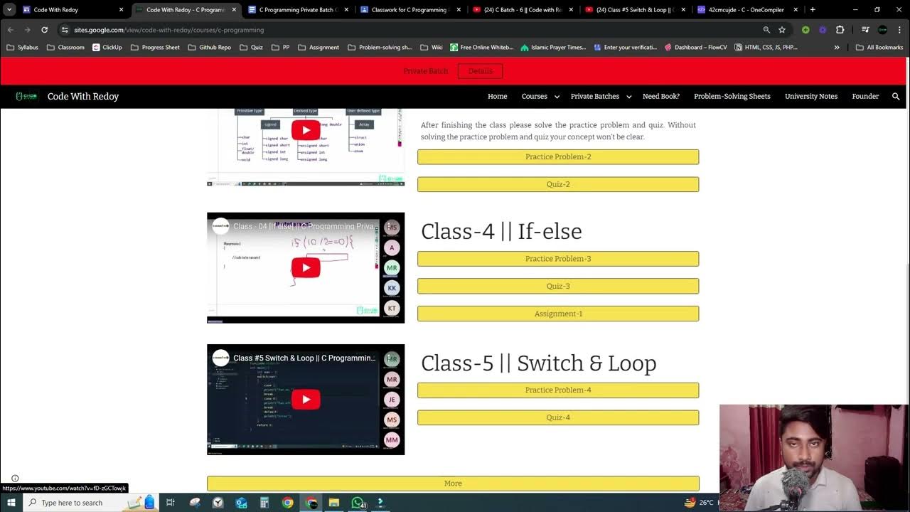 C Programming Full Course Youtube