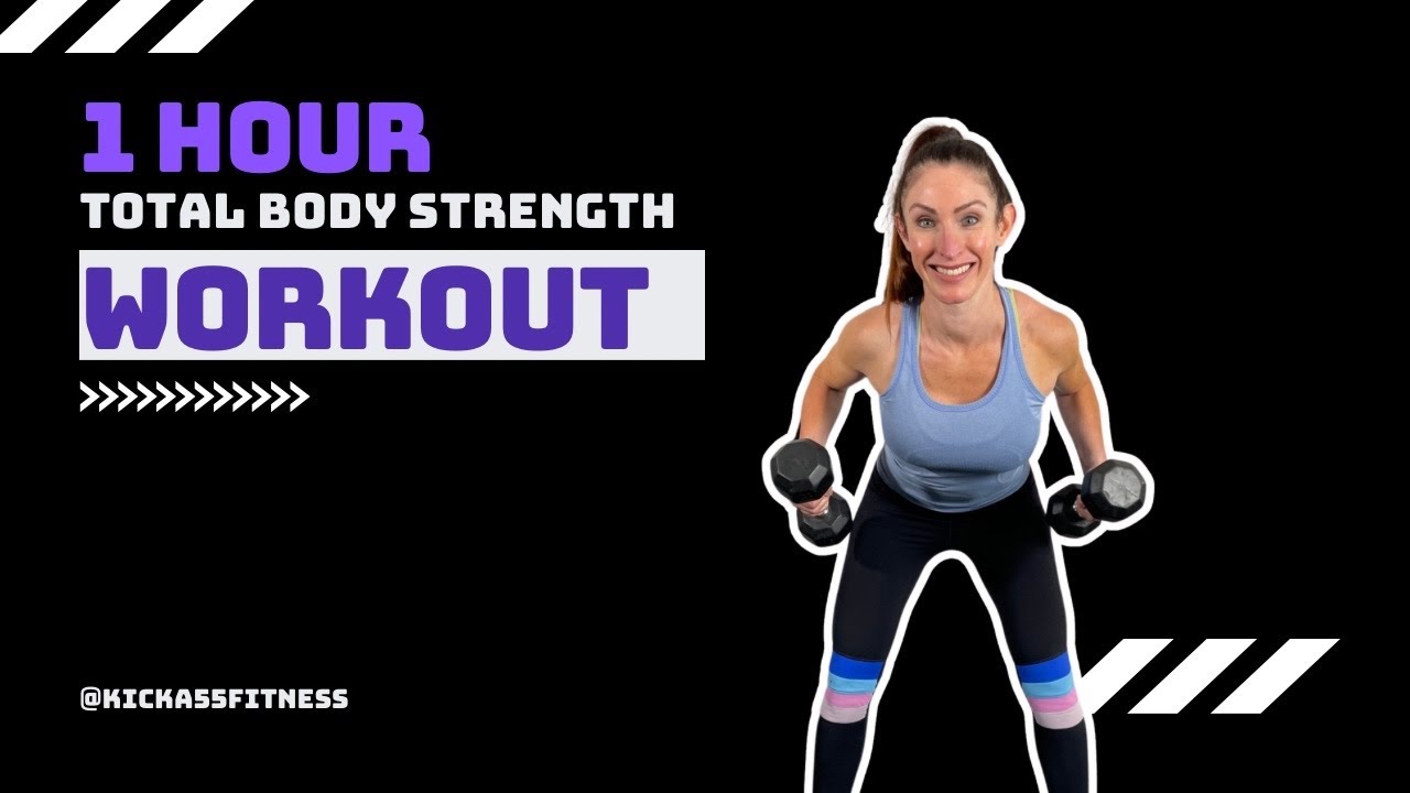 Get Strong in 1 Hour - Total Body Strength Training Workout! - YouTube