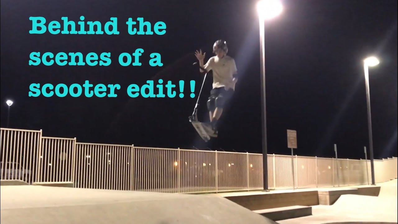BTS of a scooter insta edit!! - YouTube