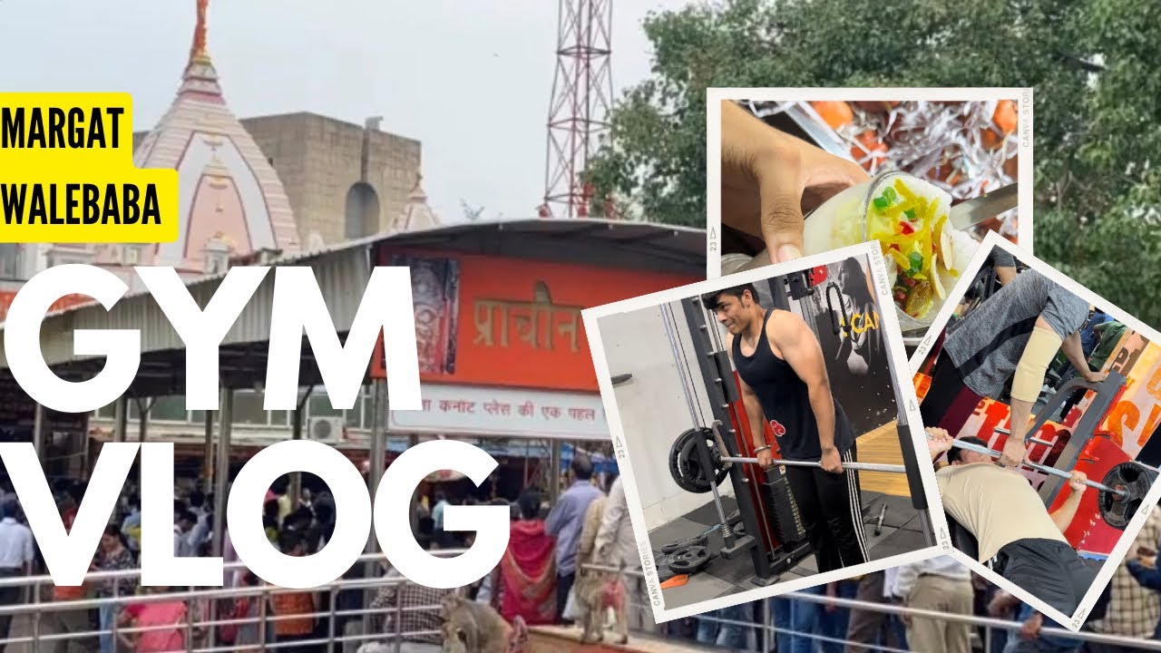 Margat wale baba 🚩 Prachin Mandir🛕 | Gym Vlog | Chest , tricep ...