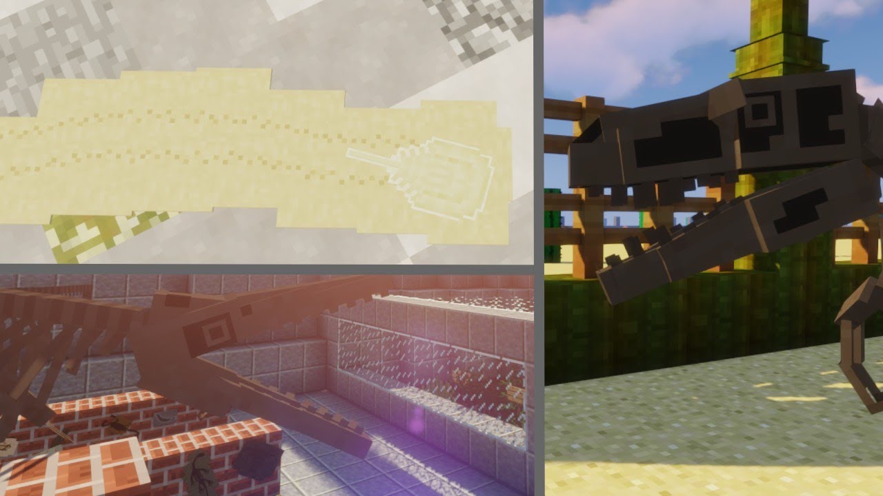 This Minecraft Mod Adds Amazing Fossils To The Game - 1.12.2 Mod ...