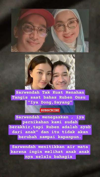 Sarwendah Tak Kuat Menahan Tangis saat bahas Ruben Onsu #sarwendah #desyratnasari #rubenonsu ...