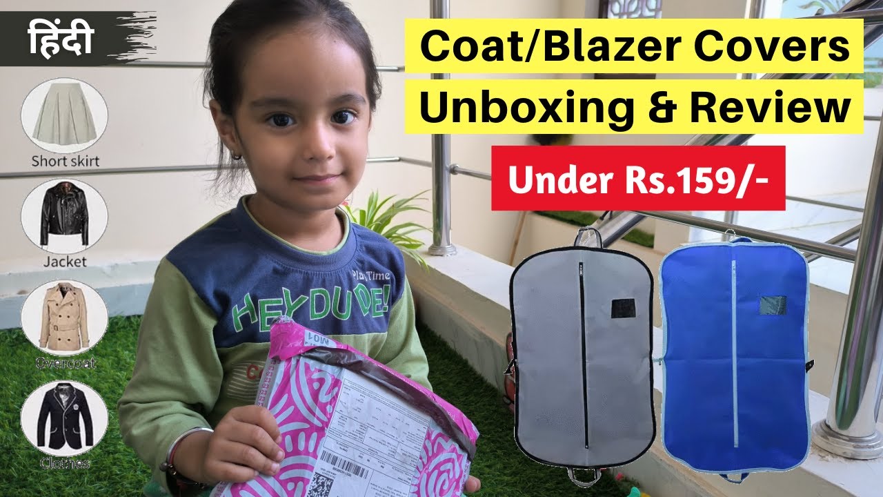 Foldable Coat Cover, Blazer Cover, Garment Bag/Wardrobe Organizer ...