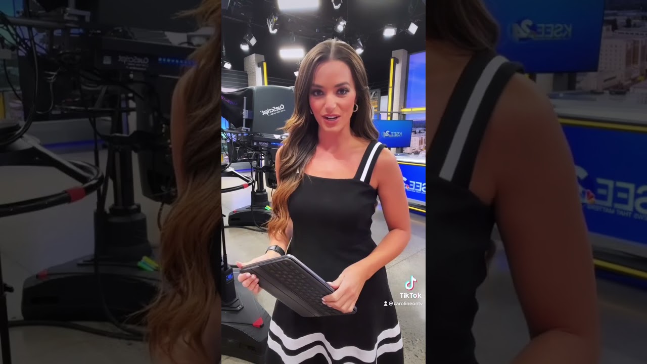 CAROLINE COLLINS LOOKING EXTREMELY HOT LOOKING - YouTube