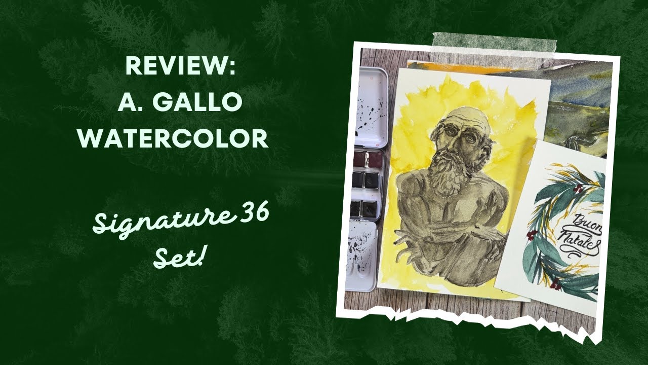 REVIEW | A. Gallo Honey Watercolors in the Signature 36 Palette ...