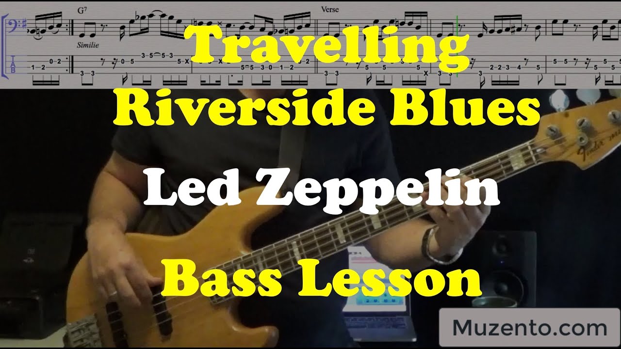 Travelling Riverside Blues - Led Zeppelin - Bass Lesson - YouTube