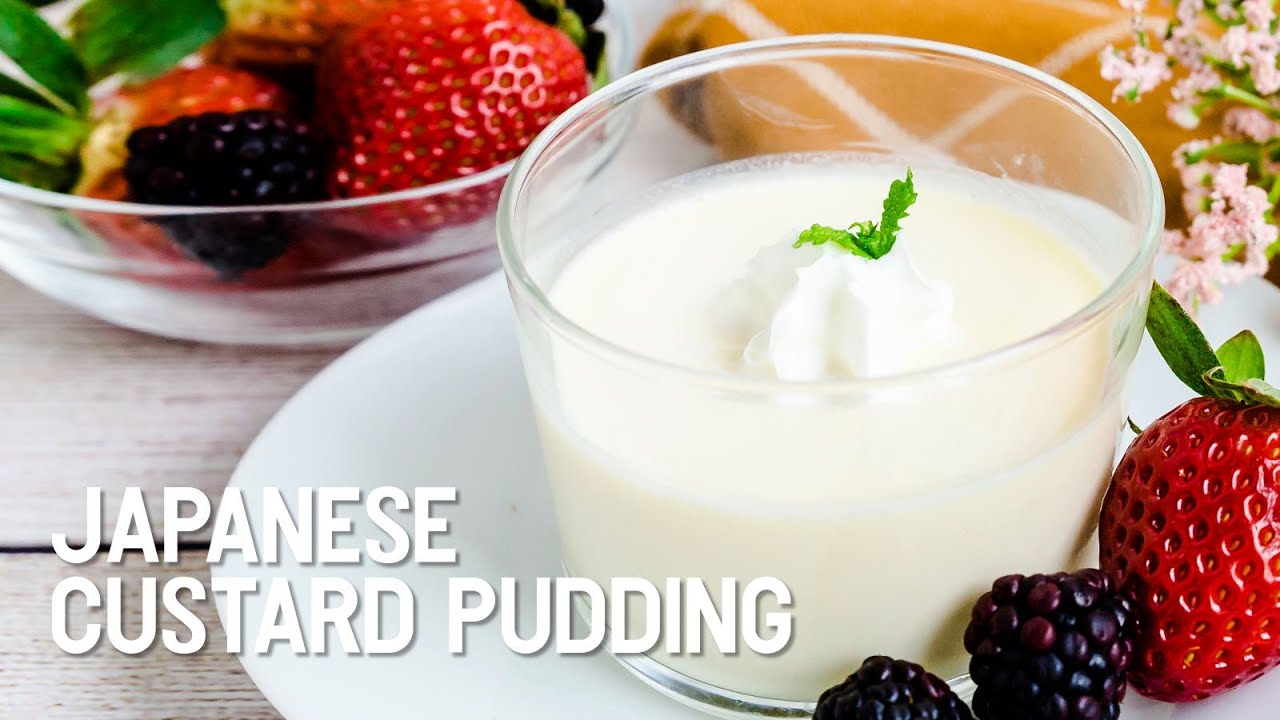 Japanese Custard Pudding - YouTube