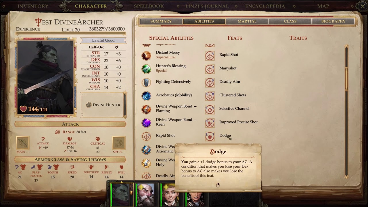 Pathfinder: Kingmaker - Let's Compare 3 Different "Archer" Builds - YouTube