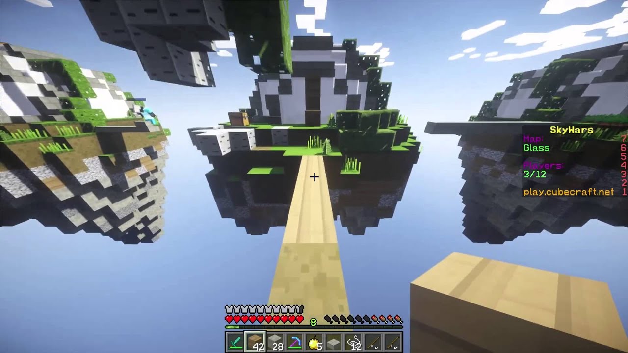 | Cubecraft | Skywars | #39 GLASS MAP! - YouTube