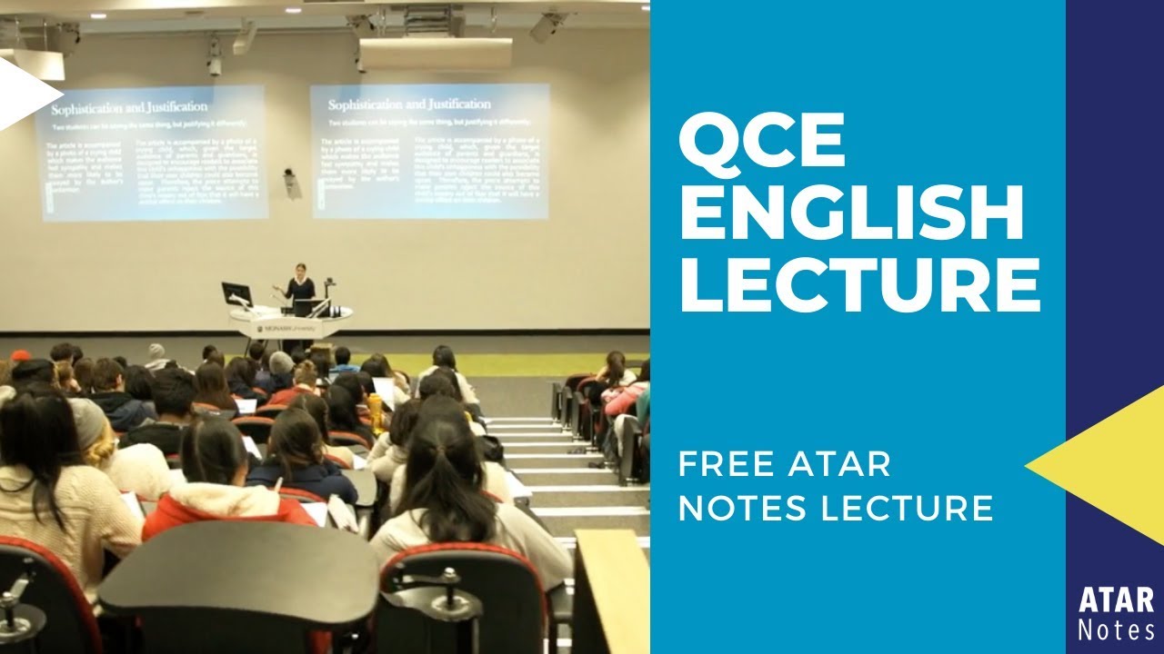 QCE English Lecture - ATAR Notes - YouTube
