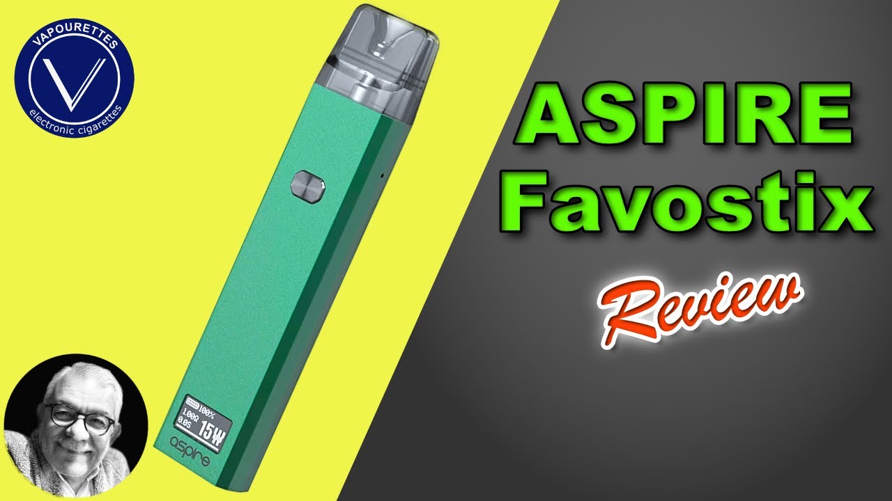 Aspire Favostix Vape Pod Mod Review | 1000mAh | 2x Pods | Type C ...